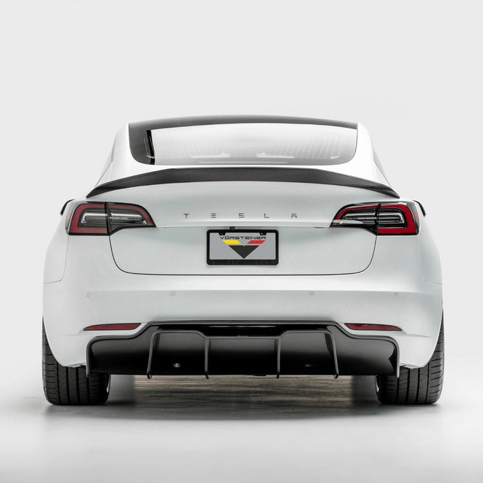Vorsteiner Volta Aero Rear Diffuser *TRACK EDITION* For Tesla Model 3 ...