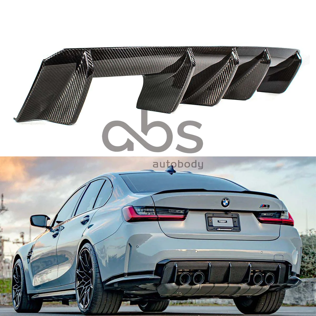 G8X MP CARBON FIBER REAR DIFFUSER ADD-ON – ARMTWKZ